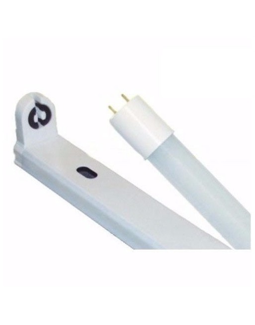 LISTON PARA TUBO FLUORESCENTE LED COLOR BLANCO 18W T8 LIGHT LION